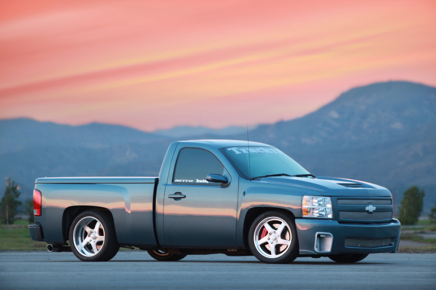 2011 Chevy Silverado build after sunset - Trinity Motorsports