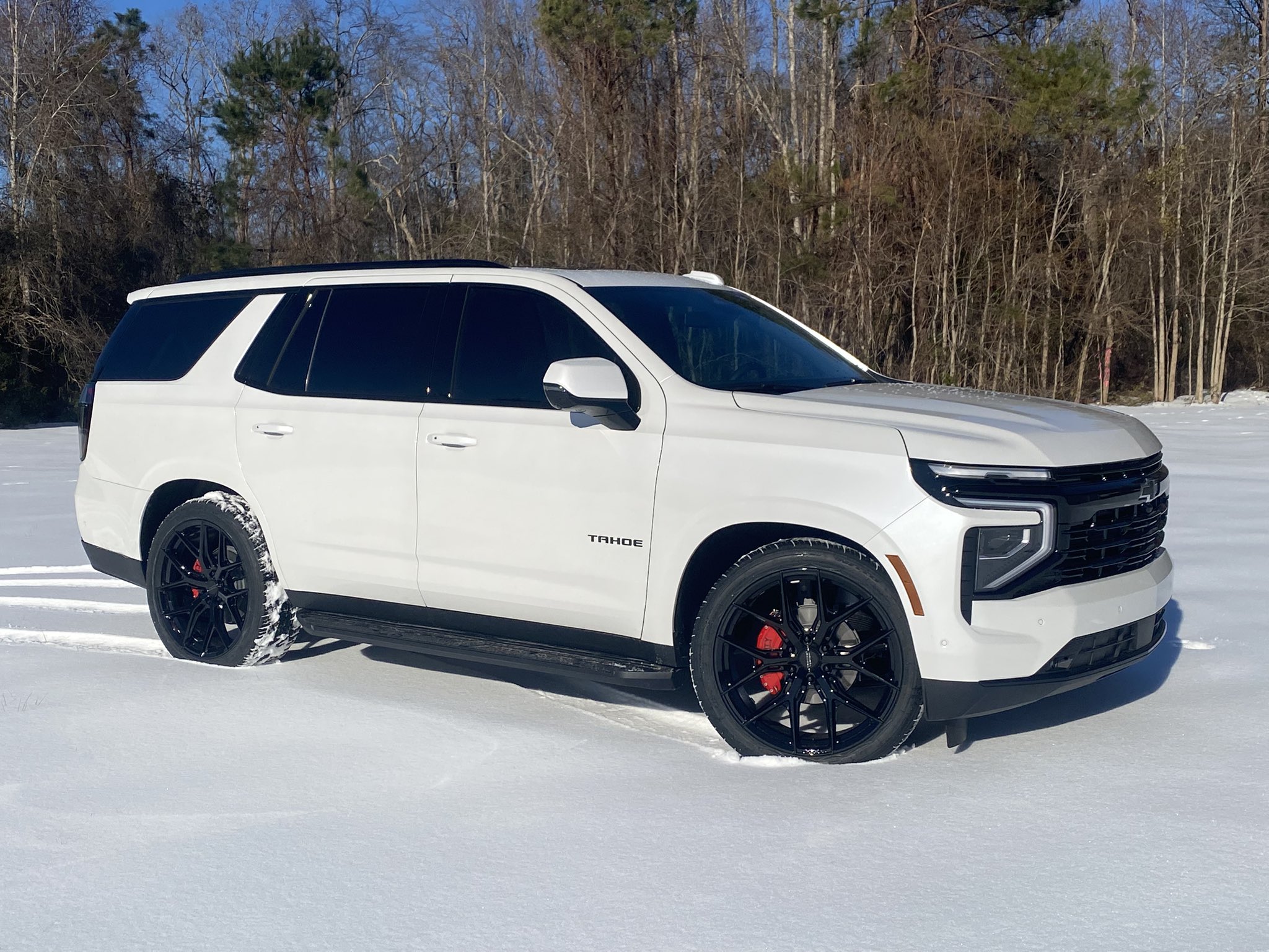 2025_Chevrolet_Tahoe_RST_Vossen_wheels_Nitto_Tires_Corsa_Exhaust_snow_1 ...